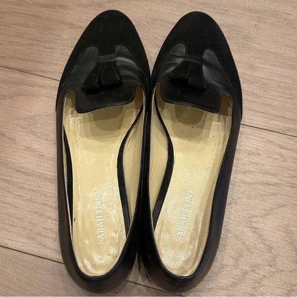 Sarah Flint | Shoes | Sarah Flint Black Suede And Leather Bennett ...